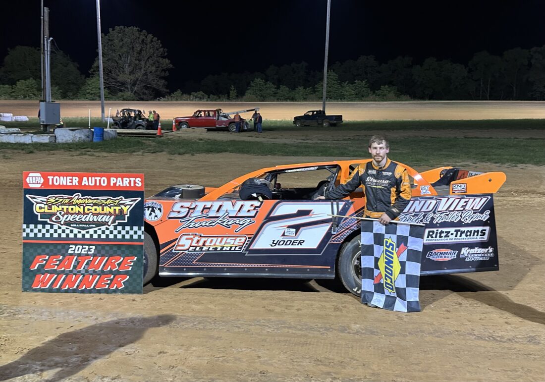 Yoder earns 21st career win at Clinton County Speedway | News, Sports ...